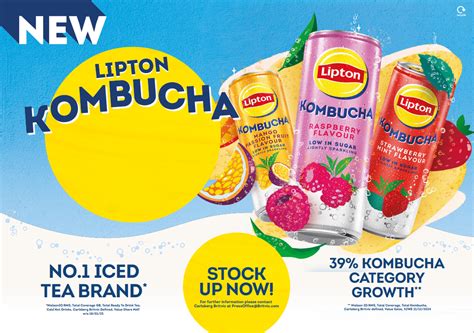 Lipton Kombucha At Your Convenience