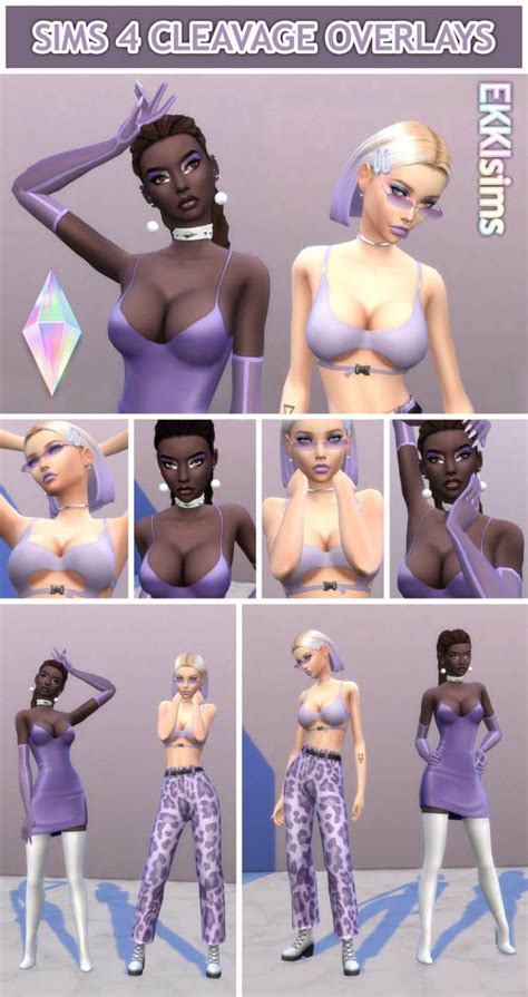 Best Cleavage Overlay Cc And Mods For The Sims 4