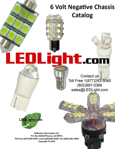 6 Volt Negative Chassis Led Lights Catalog