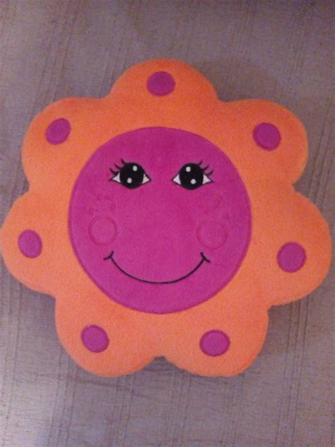 Dječji Ukrasni Jastuk Narančasti Cvijet