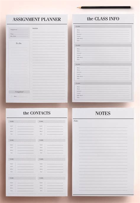 Student Agendas