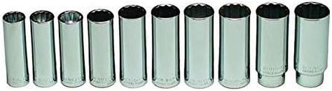 Drive 10 Pc Set 12 Point Deep Sockets 16mm 26mm