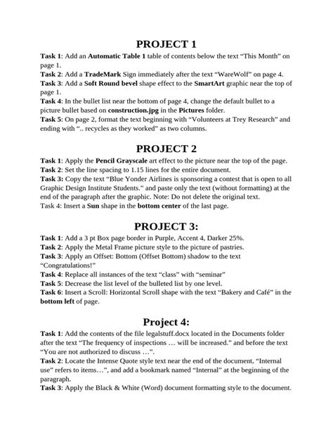 task project 1 pdf