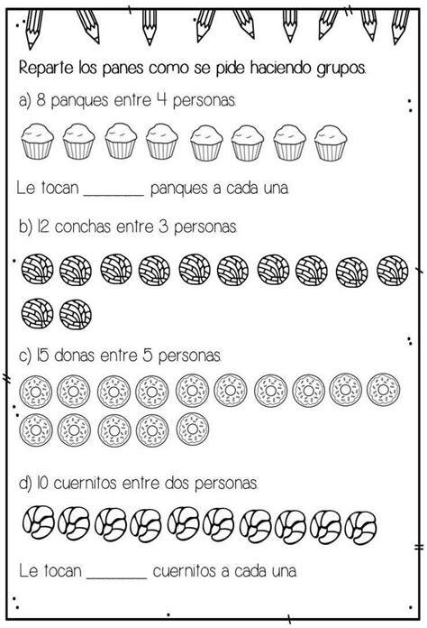 Repartos Exactos Ejercicios De División Primaria Division Ejercicios