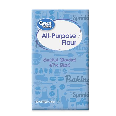 Great Value Enriched Bleached And Pre Sifted All Purpose Flour