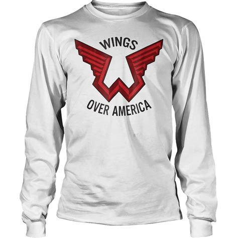 Wings Over America Shirt Hoodie Sweater Longsleeve T Shirt
