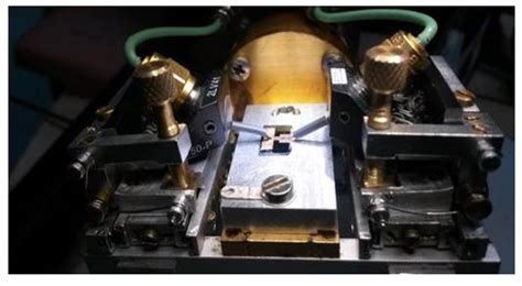 Photo Of The Device Under Test In The Cryogenic On Wafer Measurement