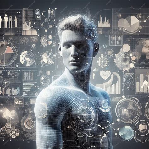 Premium Photo Human Big Data Visualization