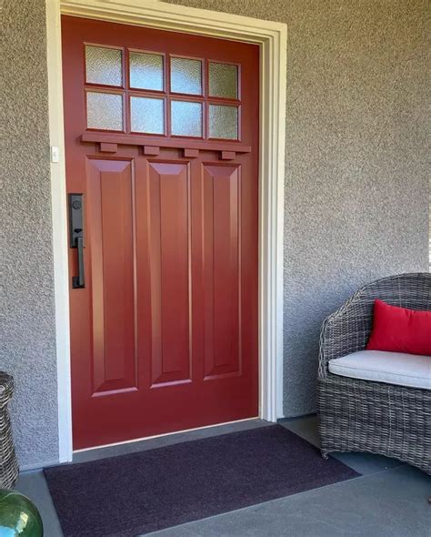 Red Front Door Sherwin Williams Sun Dried Tomato Sw 7585