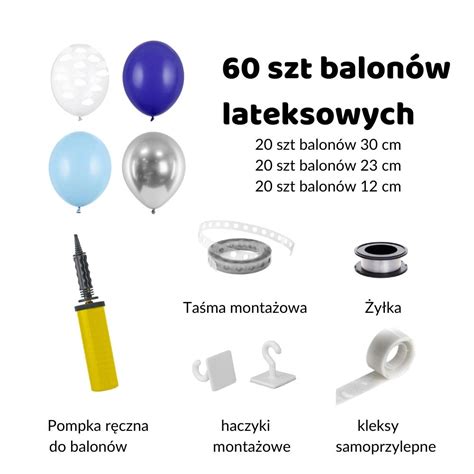 Girlanda Balonowa Diy Niebieska To Prostsze Niż Myślisz