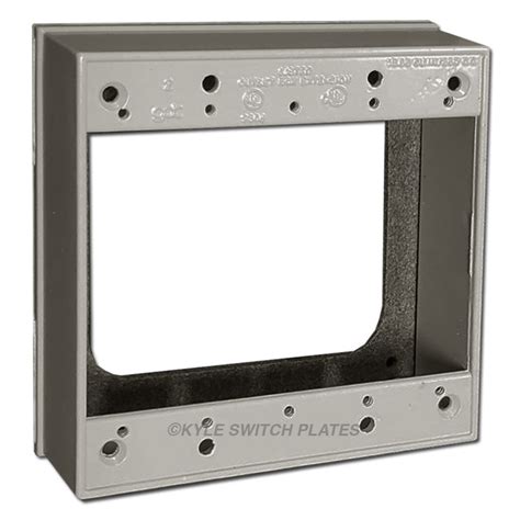 Deep 2 Gang Extension Box 2 1 2 Four Gang Masonry Box With Deep