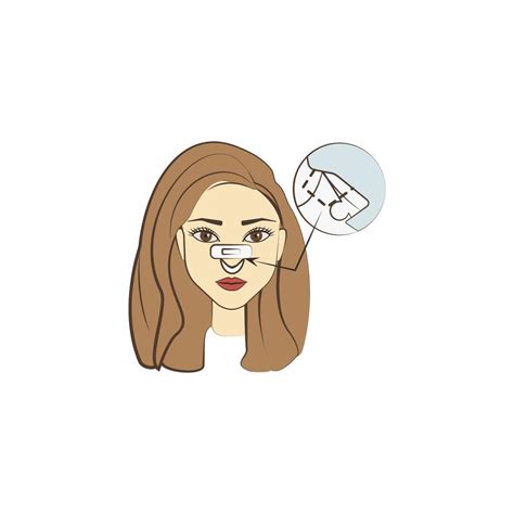 Nose Surgery Colored Vector Icon 22412856 Vector Art At Vecteezy