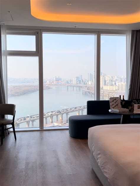 호텔 나루 서울 엠갤러리 프리미어 리버 킹 한강뷰 후기 얼리 체크인 레이트 체크아웃 정보 네이버 블로그