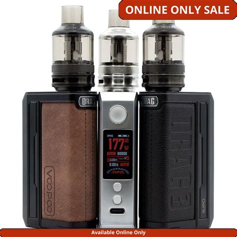 Voopoo Drag 3 Kit W Tpp Pod Tank Crc Tpd 5 5 2ml Dual 18650 180