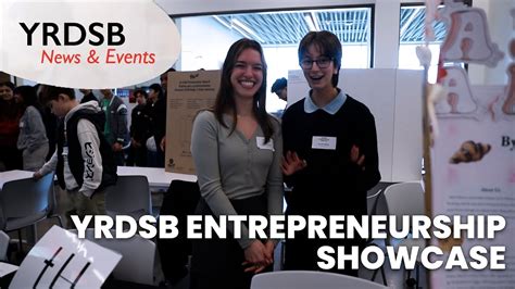 Yrdsb News And Events Yrdsb Entrepreneurship Showcase Youtube