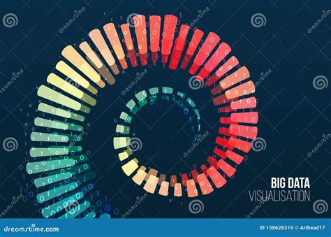 connection structure data array visual concept stock vector