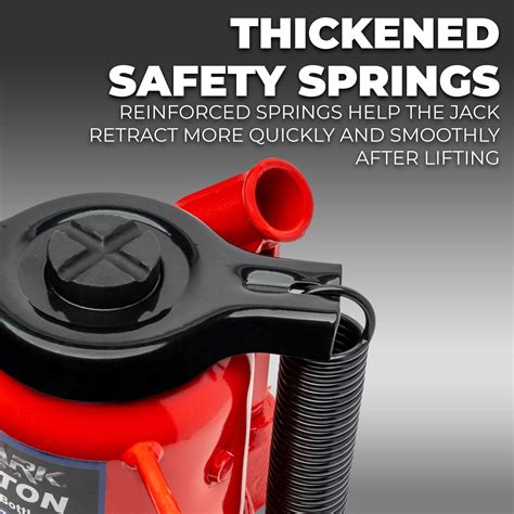 Heavy Duty Industrial Jack Winntec 20 Ton Low Profile Air Bottle Jack