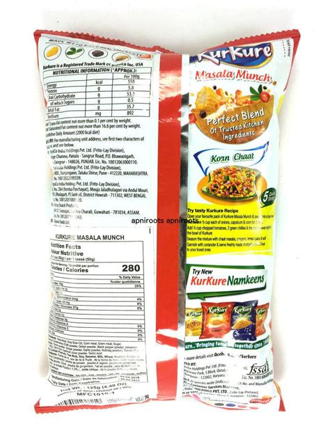 Kurkure Masala Munch 125gm By At Apniroots Indian Grocery Store