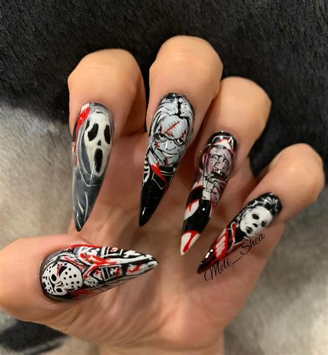 30 Spooky Ghost Nail Ideas Lovely Nails And Spa