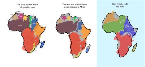 Actual Size Of Africa On World Map At James Frary Blog