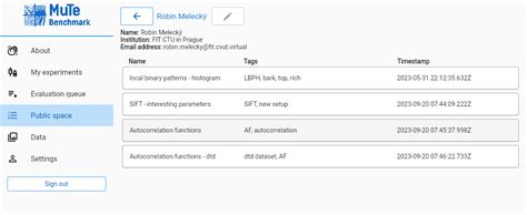 Multispectral Textural Benchmark Unique Cloud Application Pavel Kříž