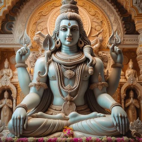 Premium Photo Lord Shivan 3d Realistic Image