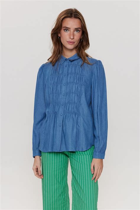Numio Shirt Light Blue Denim