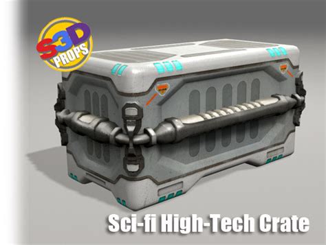 Sci Fi High Tech Crate 3d 소품 Unity Asset Store
