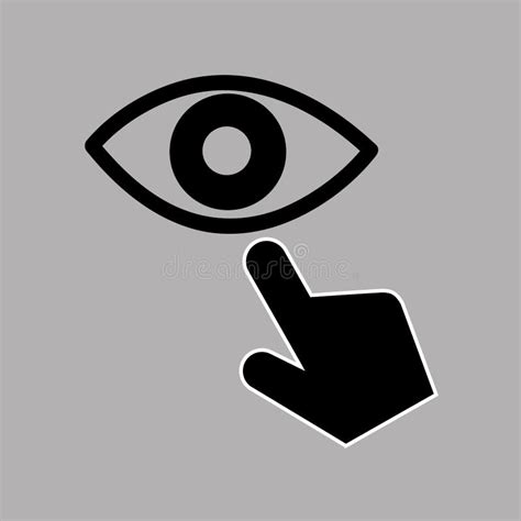 Data Protection Smartphone Eye Surveillance Graphic Stock Vector