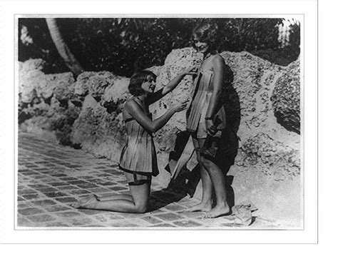 Historic Print Chop Yourself A Piece Of Bathing Suit Wooden Swimming Outfits Make Their