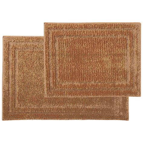 Morningsave Bibb Home 2 Piece Shag Bath Mat Set