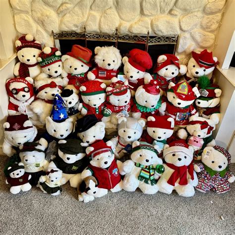Dayton Hudson Santa Bear Complete Collection 32 Piece Etsy