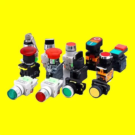 30mm Electronic Reset Switch Mushroom Head Momentary Push Button Switch