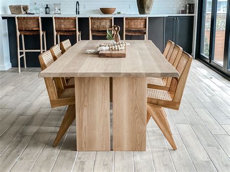White Oak Dining Table With Leaf At Sandra Moody Blog