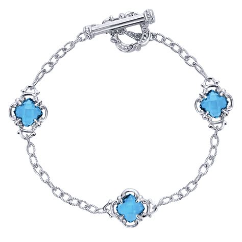 Designer Diamond And Silver Clover Bracelets Gabriel And Co