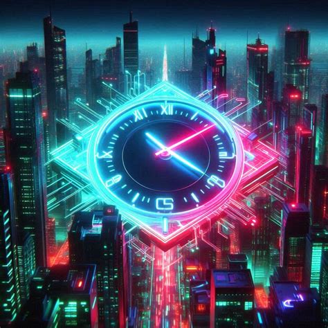 the abstract timeline of an infinite time loop premium ai generated image