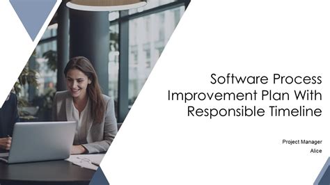 Software Process Improvement Plan With Responsible Timeline Ppt Template At