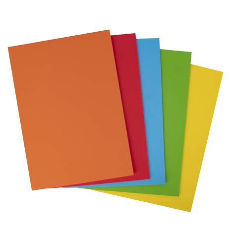 Apli Coloured Cardboard 170 Grams Assorted A4 Papercenter