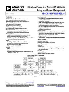 Ultra Low Power Arm Cortex M MCU With Integrated Power Ultra Low Power Arm Cortex M Mcu