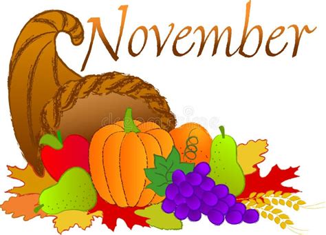November Calendar Clip Art Free