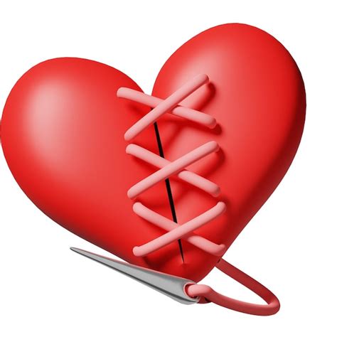 Premium Psd Love Sewn