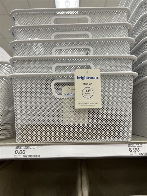 Stacked White Wire Baskets
