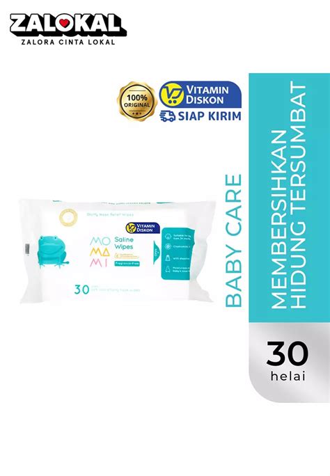 Jual Momami Momami Saline Wipes 30 Sheets Original 2024 Zalora