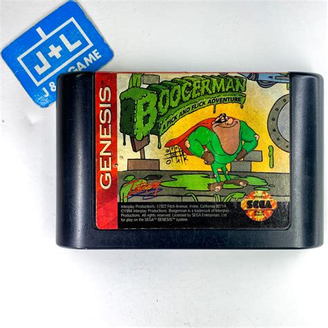 Boogerman A Pick And Flick Adventure Sega Genesis Pre Owned Jandl