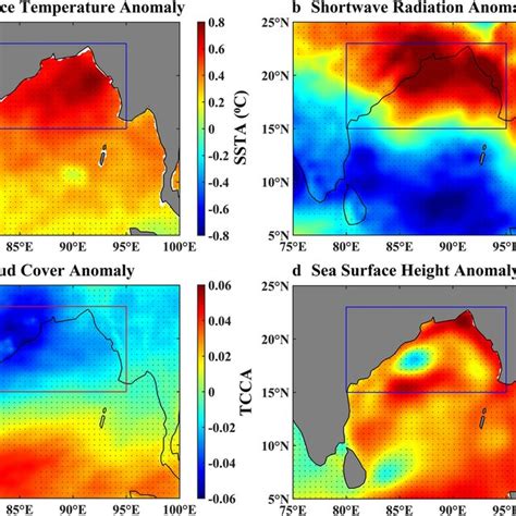 The Composite Analysis Of A Sea Surface Temperature Anomaly Ssta In