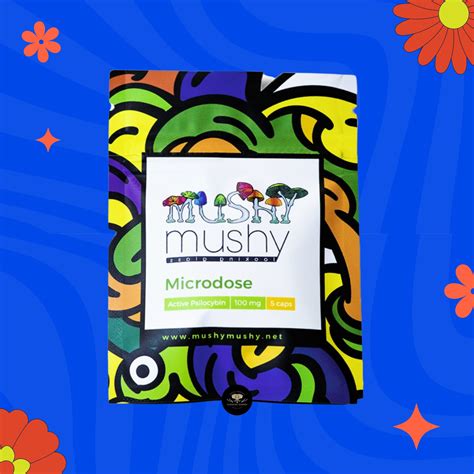 Mushy Mushy Micro Dose Capsules 500 Mg Elephant Garden Co