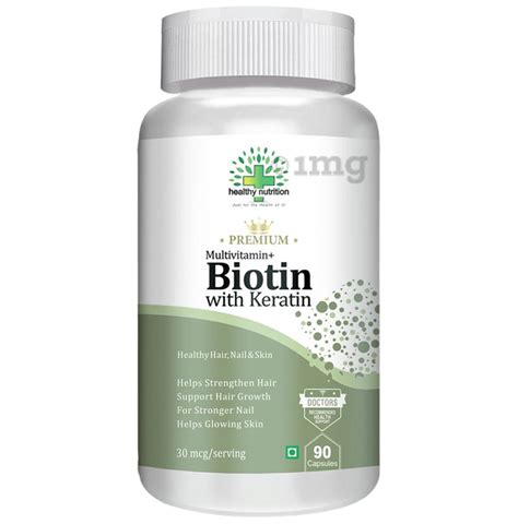 Healthy Nutrition Multivitamin Biotin With Keratin Capsule Buy Bottle