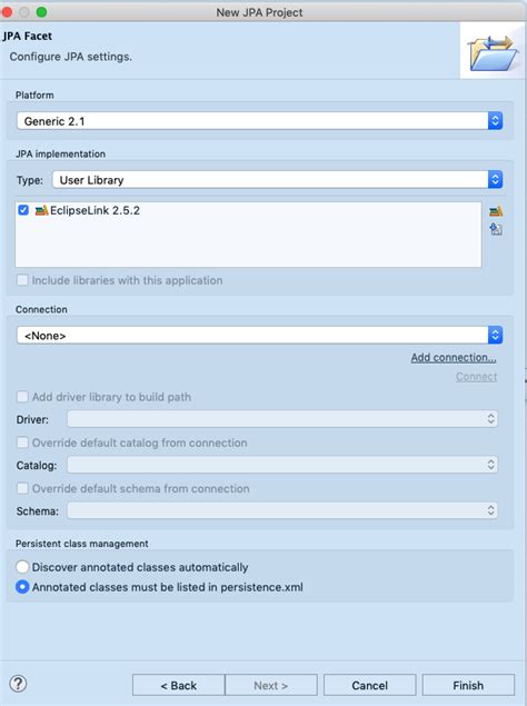 Eclipse Jpa Y Clases De Dominio Arquitectura Java