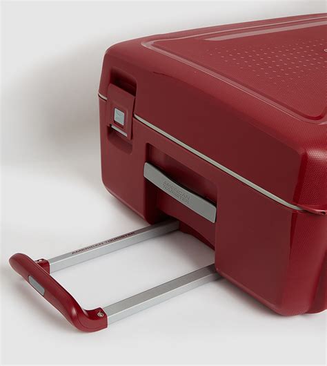 Buy American Tourister Tribus Spinner 69 Cm Red Luggage Trolly Bag In