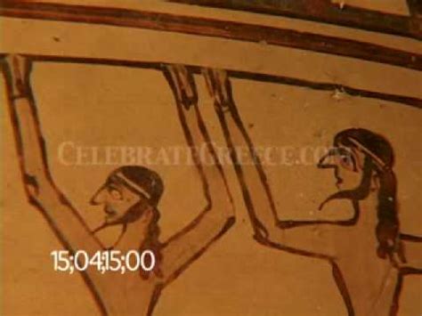 0664 Geometric Pottery Odysseus Ulysses Blinding Polyphemus Cyclops